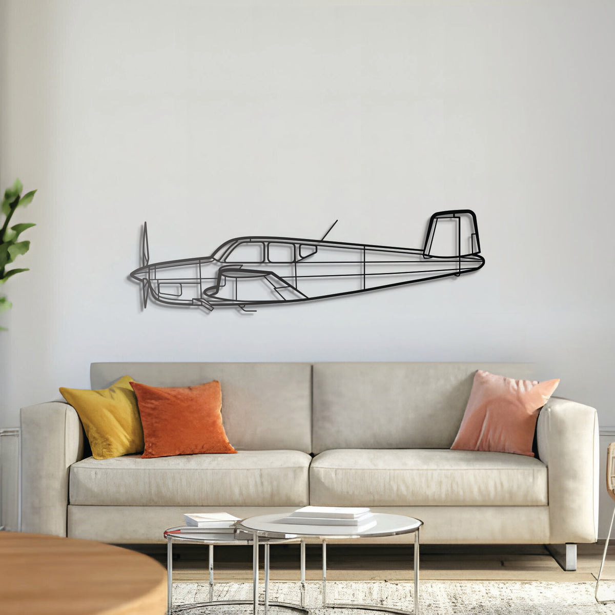 Bonanza F35 Metal Aircraft Wall Art - NCP0216 – Navigate Craft
